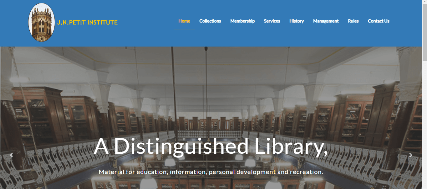 JN Petit Library Fort in Mumbai - DigiLibTech