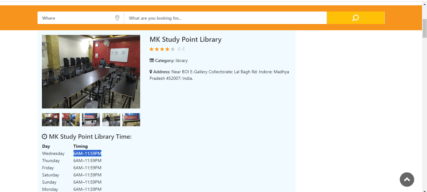 MK Study Point Library in Indore Madhya Pradesh