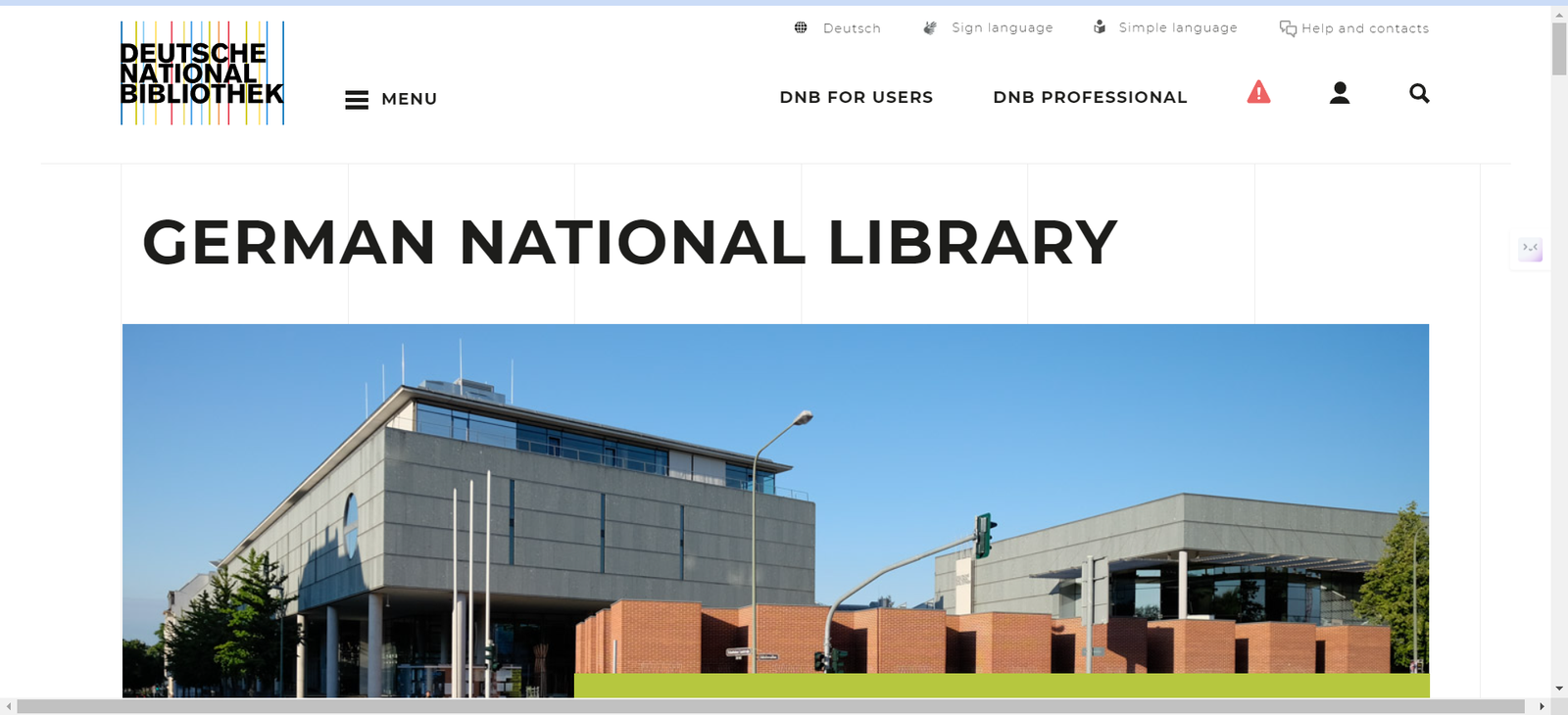History of the German National Library - DigiLibTech
