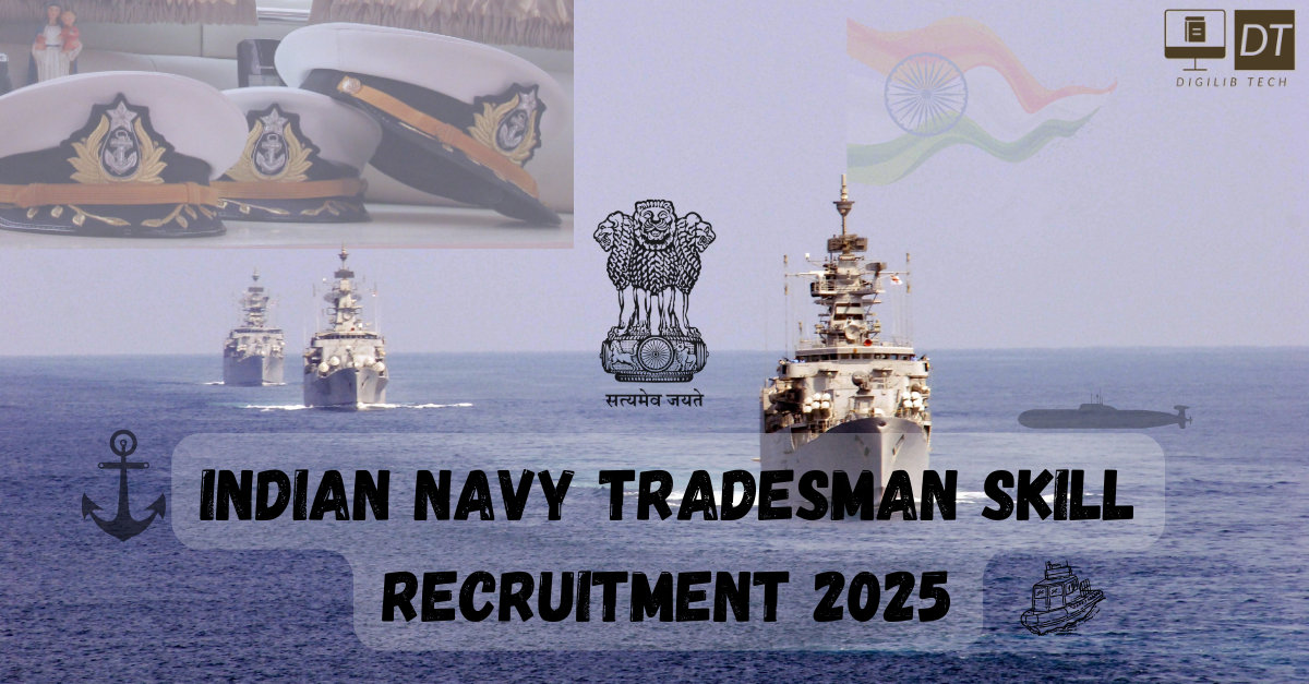 Indian Navy Tradesman Skill Recruitment 2025 Released -Submit an online ...