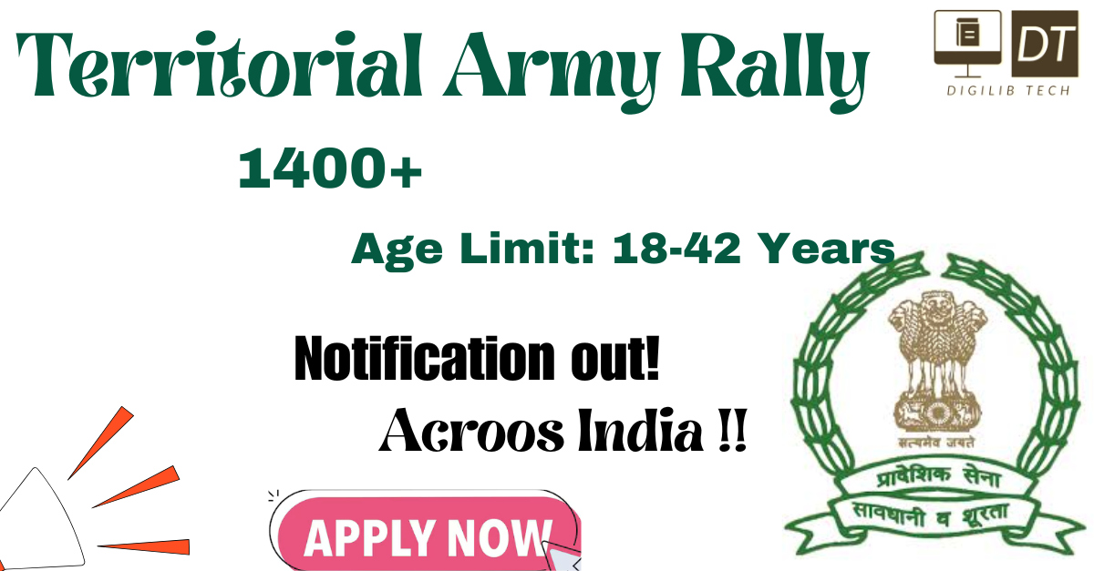 Territorial Army Rally Recruitment 2025 - DigiLibTech
